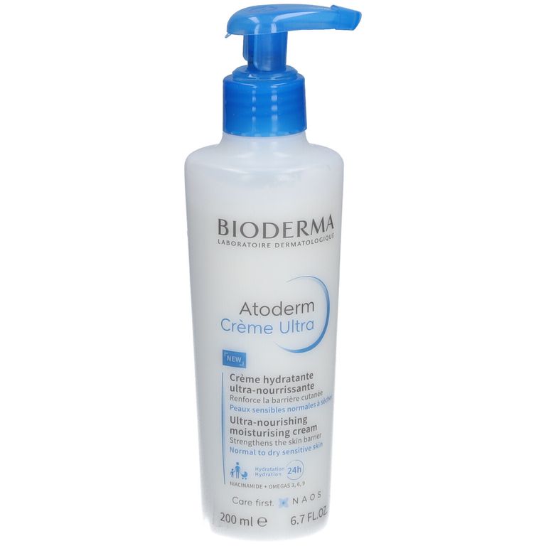 BIODERMA Atoderm Crème Ultra -Feuchtigkeitsspendende, nährende Körpercreme für 24 h Feuchtigkeit ...
