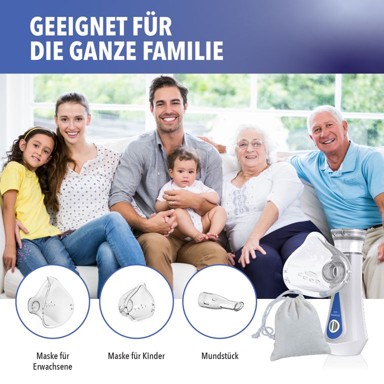 IEA Medical mobiles Inhalationsgerät, Inhalator, Vernebler ...