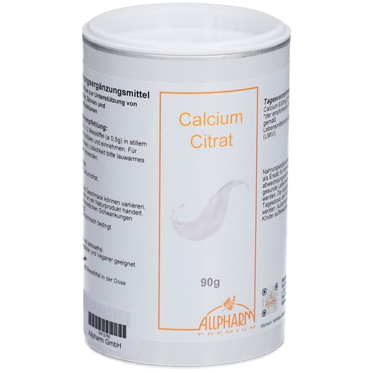 ALLPHARM Calcium Citrat 90 g - Shop Apotheke