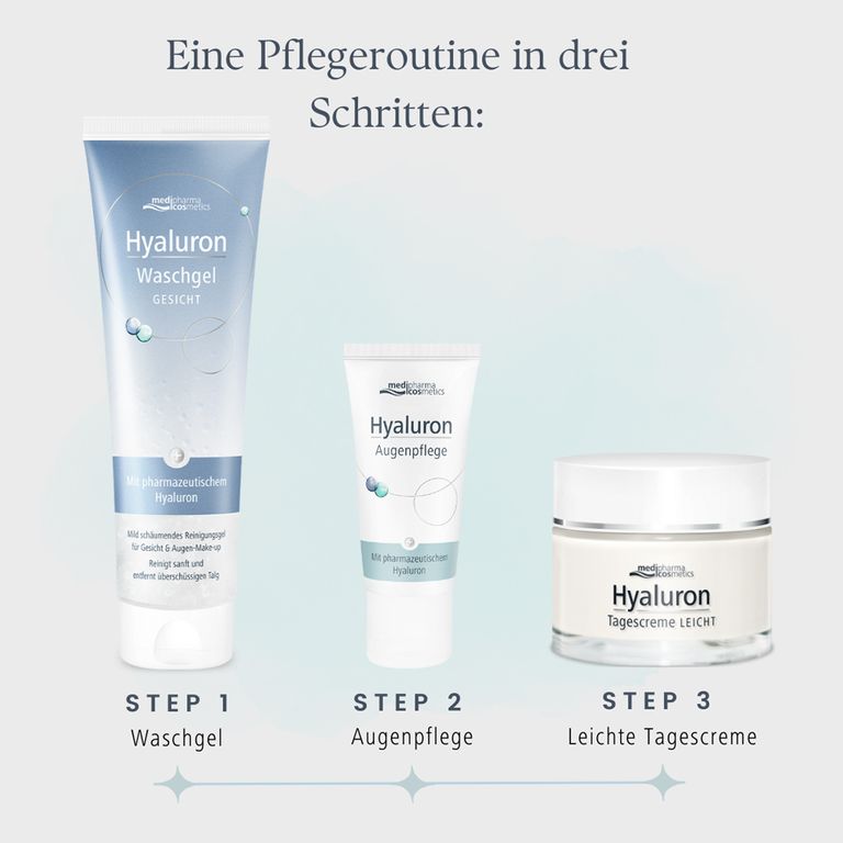 medipharma cosmetics® Hyaluron Tagescreme LEICHT mit pharmazeutischem ...