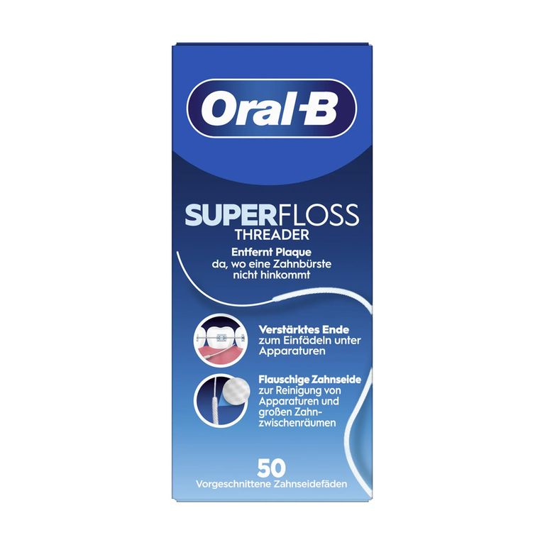 Oral-B Zahnseide Superfloss Threader 50 St - Shop Apotheke
