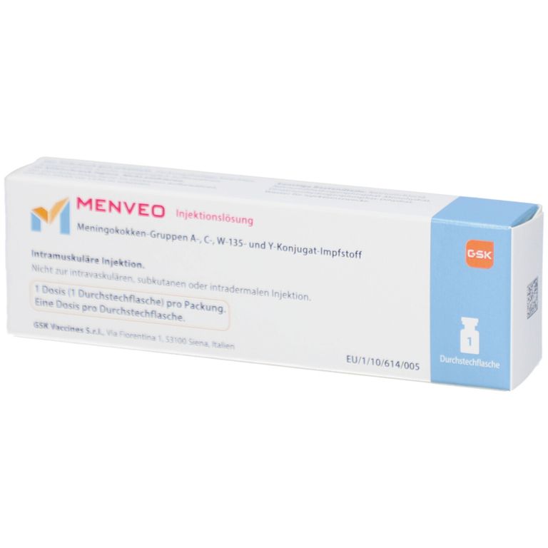 MENVEO Injektionslösung Durchstechflasche 0,5 ml mit dem E-Rezept ...