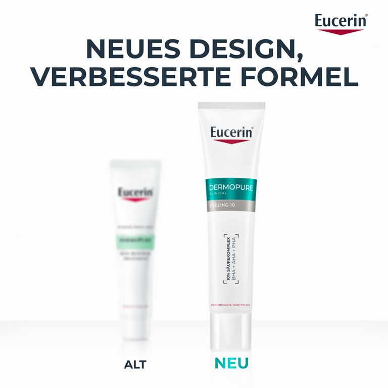 Eucerin® DERMOPURE CLINICAL Peeling 10 – Nachtpflege mit BHA, AHA & PHA ...