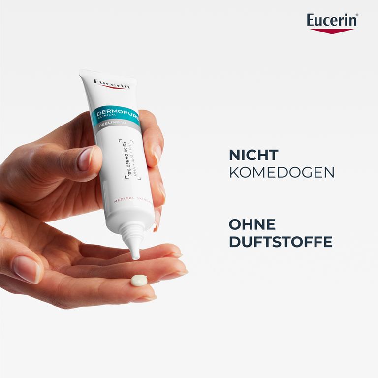 Eucerin® DERMOPURE CLINICAL Peeling 10 – Nachtpflege mit BHA, AHA & PHA ...