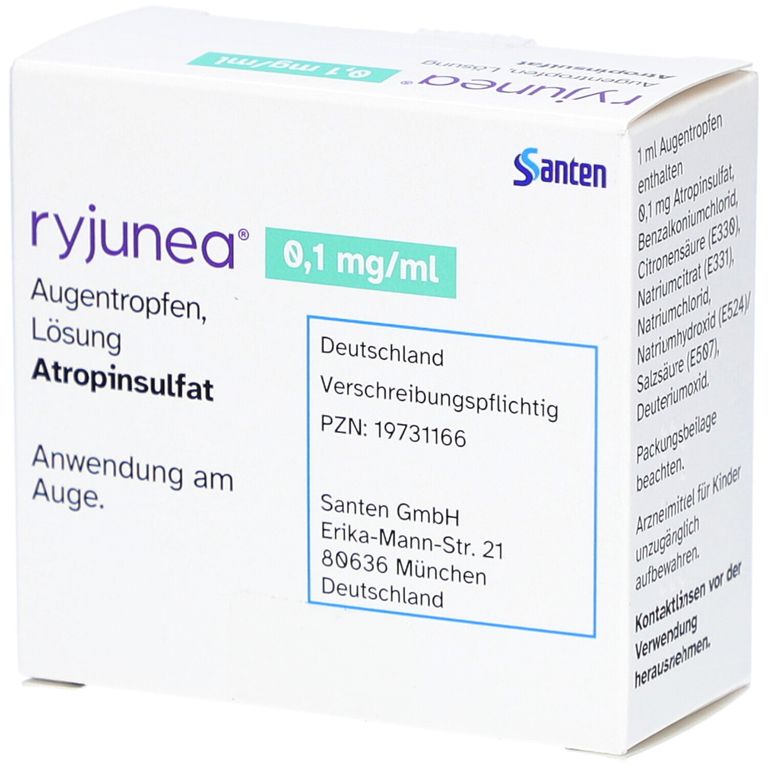 RYJUNEA 0,1 mg/ml Augentropfen Lösung 3x2,5 ml mit dem E-Rezept kaufen - Shop Apotheke