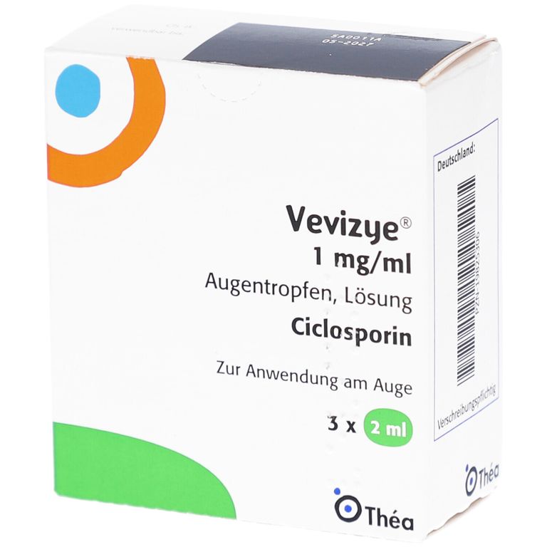VEVIZYE 1 mg/ml Augentropfen Lösung 3x2 ml mit dem E-Rezept kaufen ...