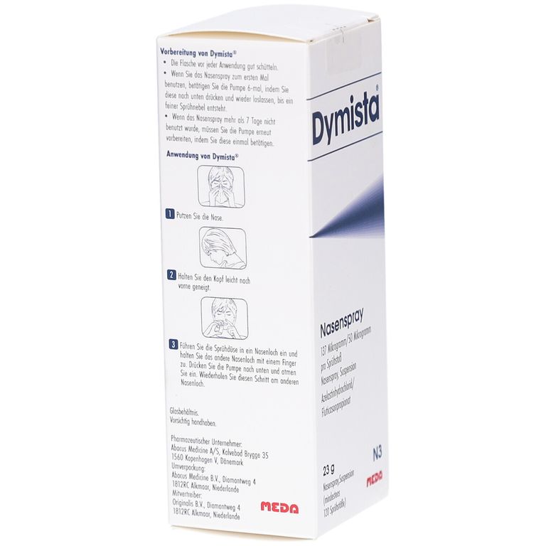 DYMISTA Nasenspray 137 µg/50 µg/Sprühstoß 23 g mit dem E-Rezept kaufen ...
