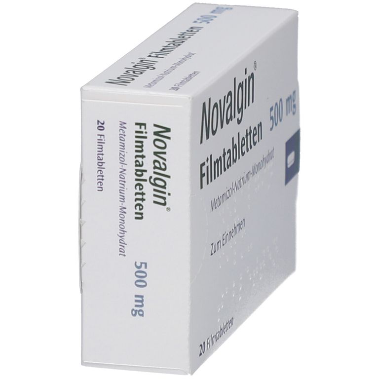 NOVALGIN Filmtabletten 500 mg 20 St mit dem E-Rezept kaufen - Shop Apotheke