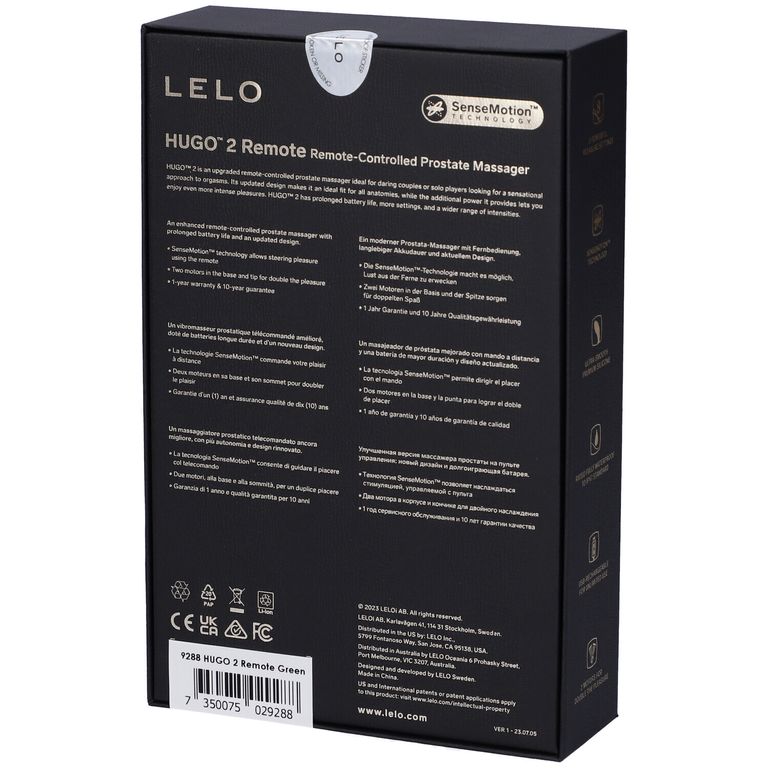 Prostata-Vibrator "Hugo 2" remote | Lelo 1 St - Shop Apotheke