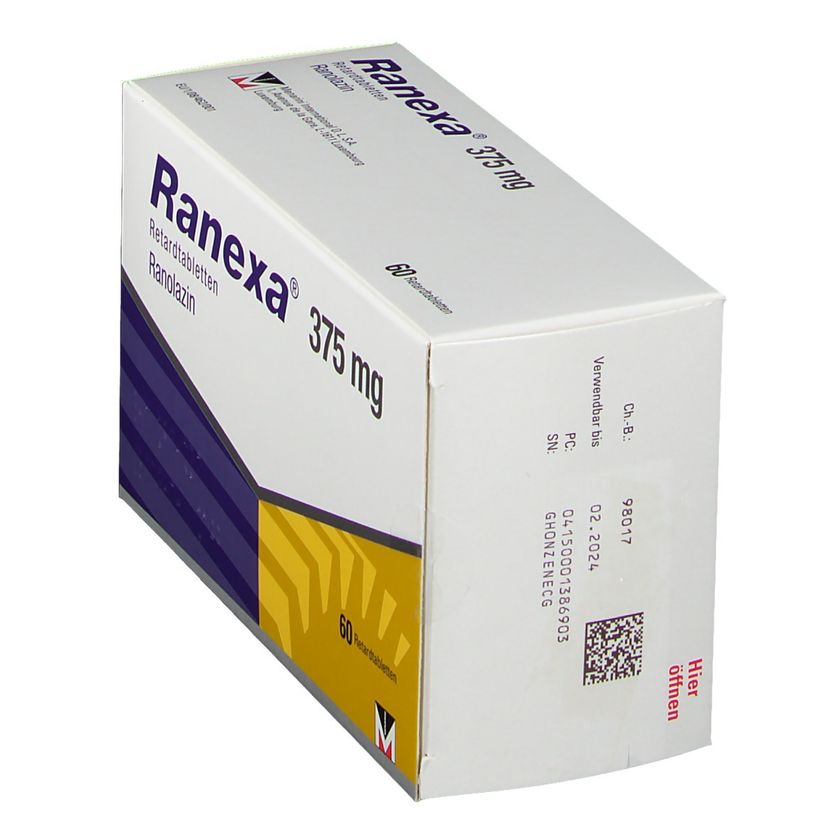 Ranexa® 375 mg 60 St - shop-apotheke.com