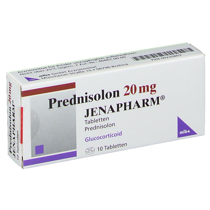 Prednisolon 20 mg JENAPHARM® 10 St - shop-apotheke.com