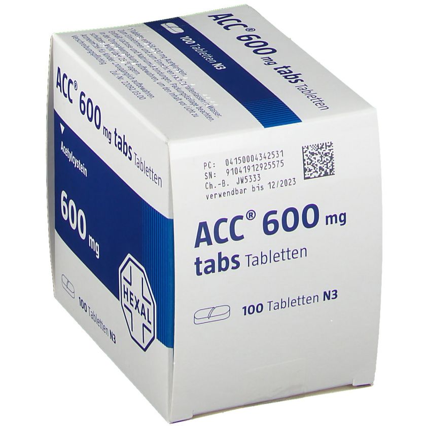 ACC® 600 mg tabs 100 St - shop-apotheke.com