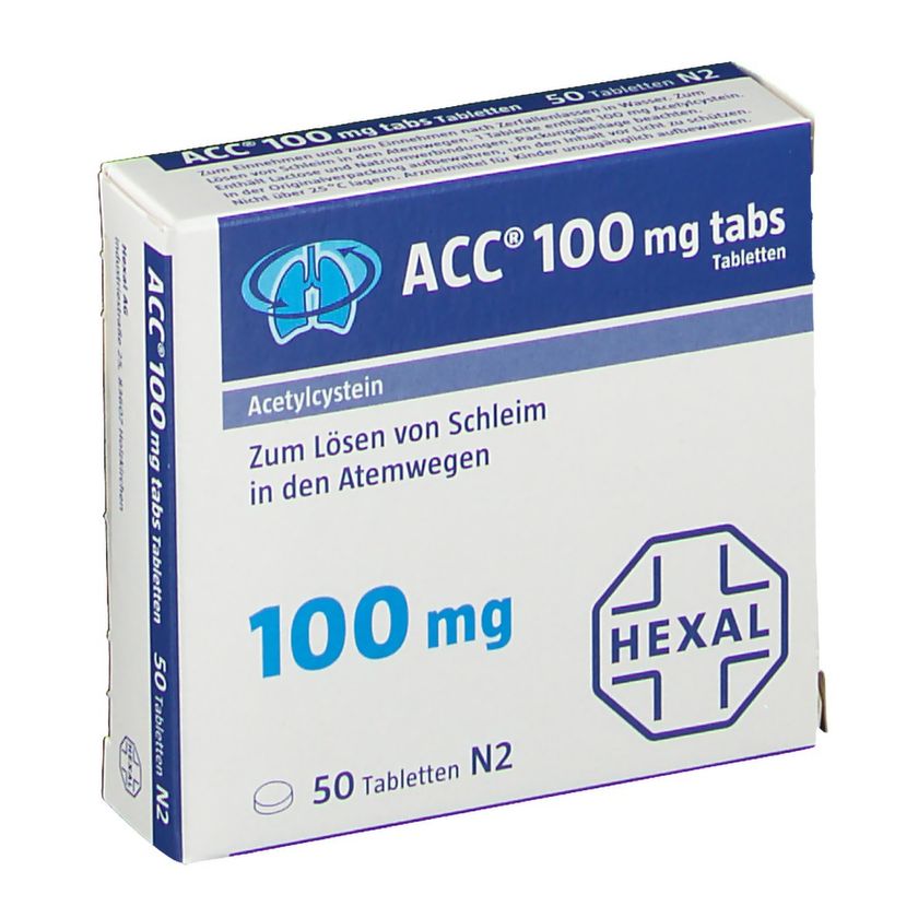 ACC® 100 mg tabs 50 St - shop-apotheke.com