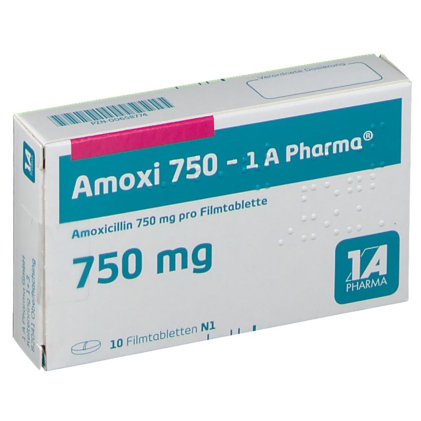 Amoxi 750 - 1 A Pharma® 10 St - shop-apotheke.com
