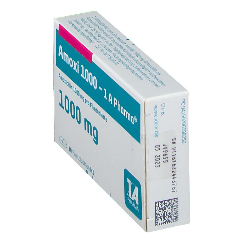 Amoxi 1000 1A Pharma® 10 St - shop-apotheke.com