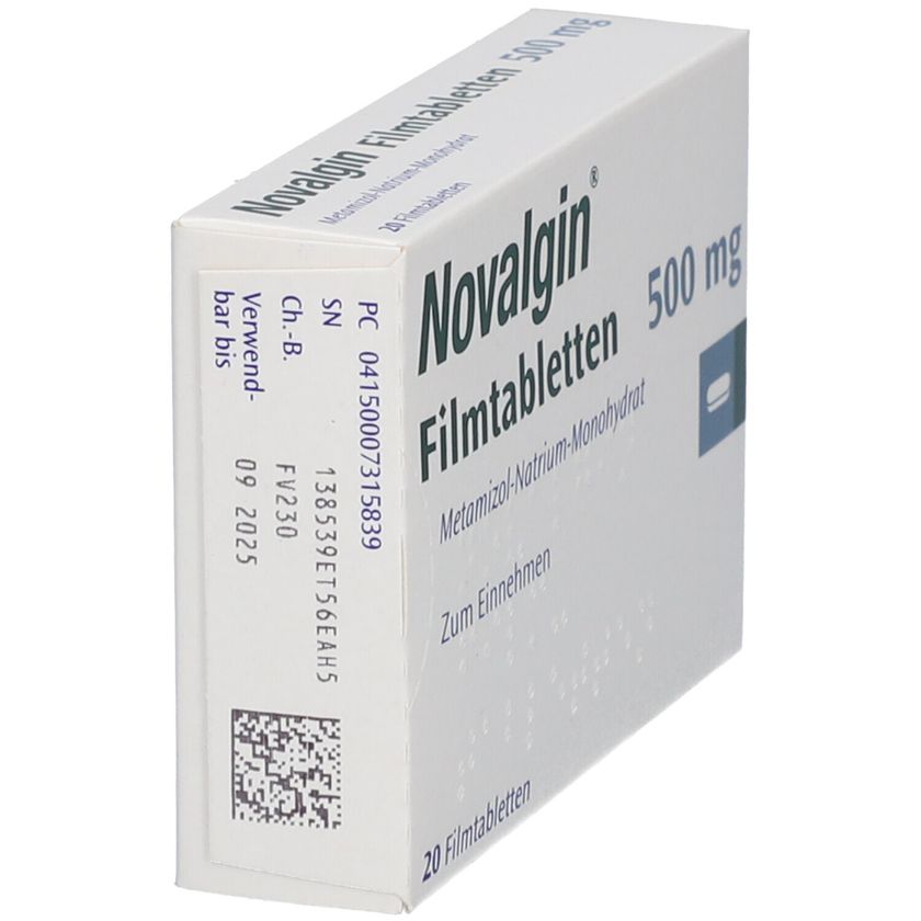Novalgin® 500 mg 20 St - shop-apotheke.com