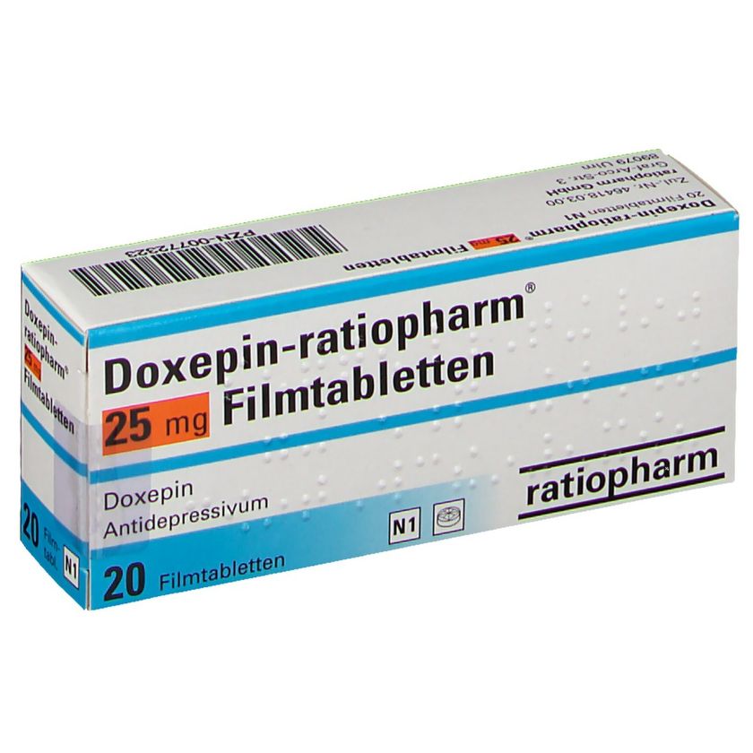 Doxepin-ratiopharm® 25 mg 20 St - shop-apotheke.com