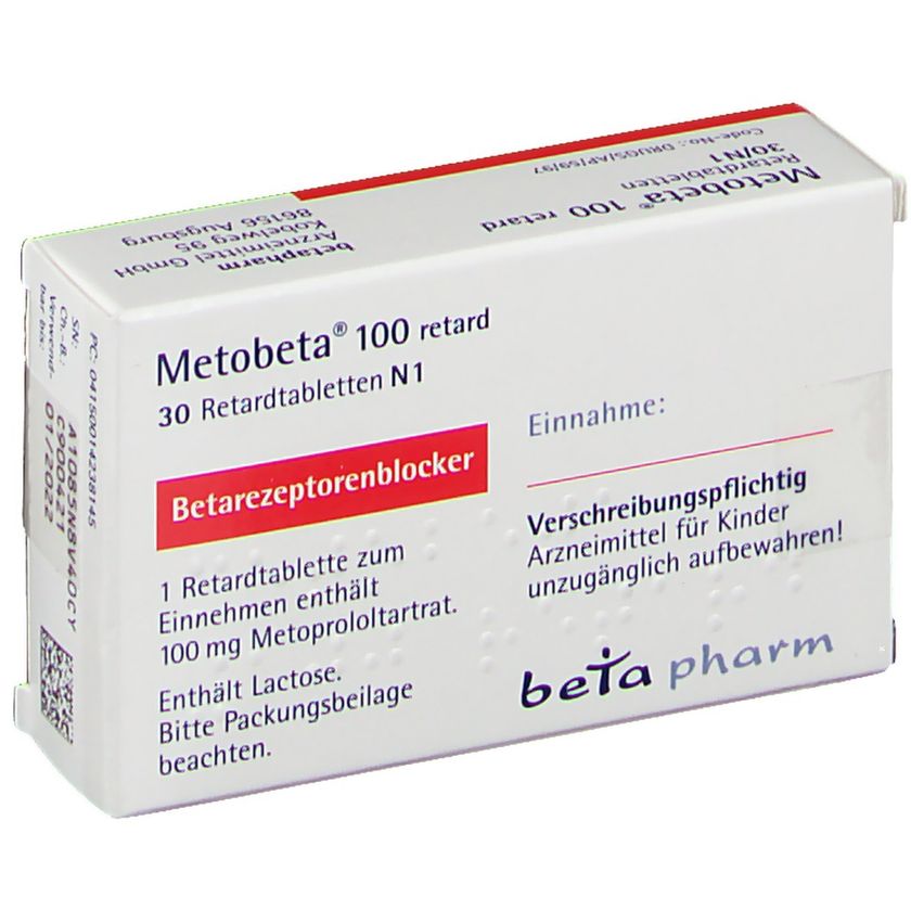 Metobeta® 100 retard 30 St - shop-apotheke.com