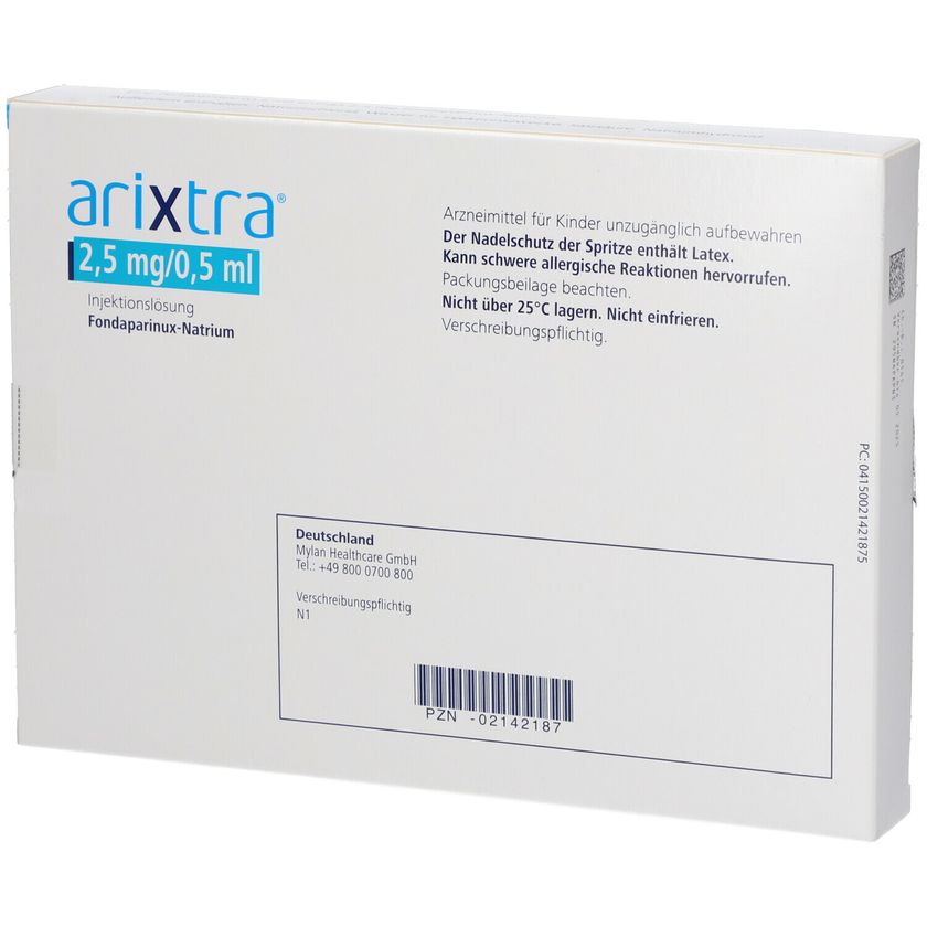 arixtra® 2,5 mg/0,5 ml 7x0,5 ml - shop-apotheke.com