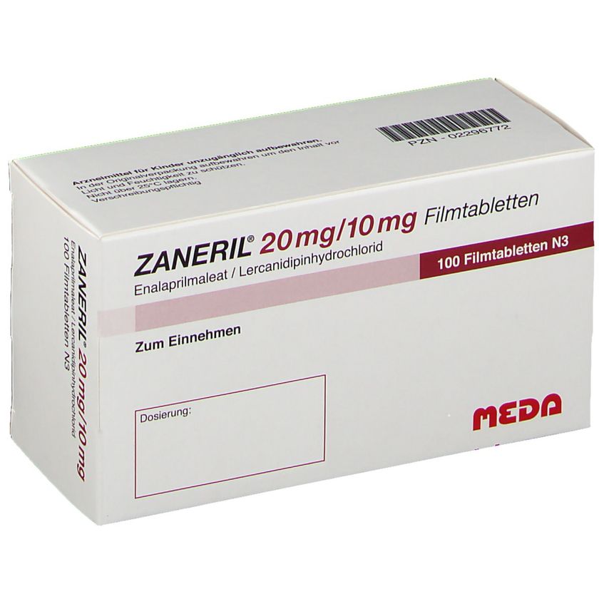 Zaneril 20 mg/10 mg Filmtabletten 100 St - shop-apotheke.com