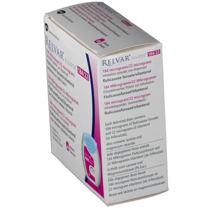 RELVAR® ELLIPTA® 184 Mikrogramm/22 Mikrogramm 1x30 St - shop-apotheke.com