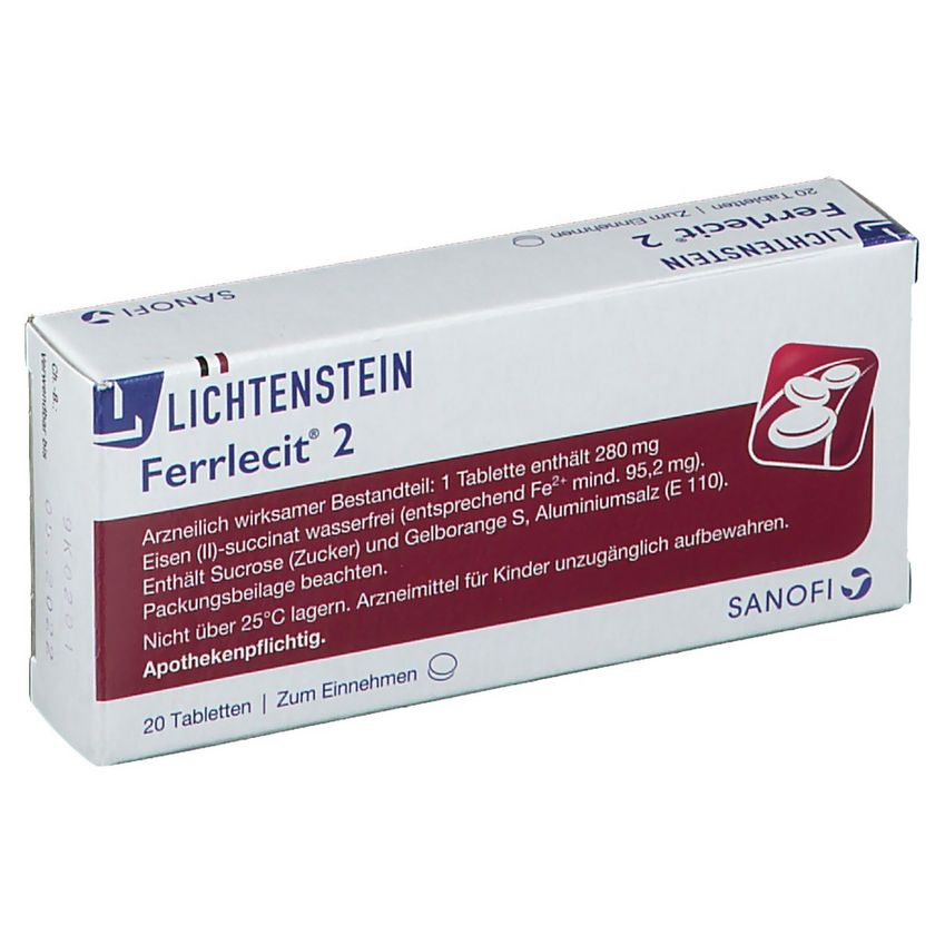Ferrlecit® 2 Dragees 20 St - shop-apotheke.com
