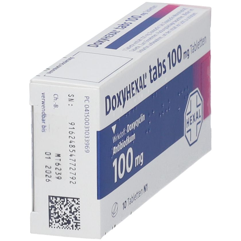 DoxyHEXAL® tabs 100 mg 10 St - shop-apotheke.com