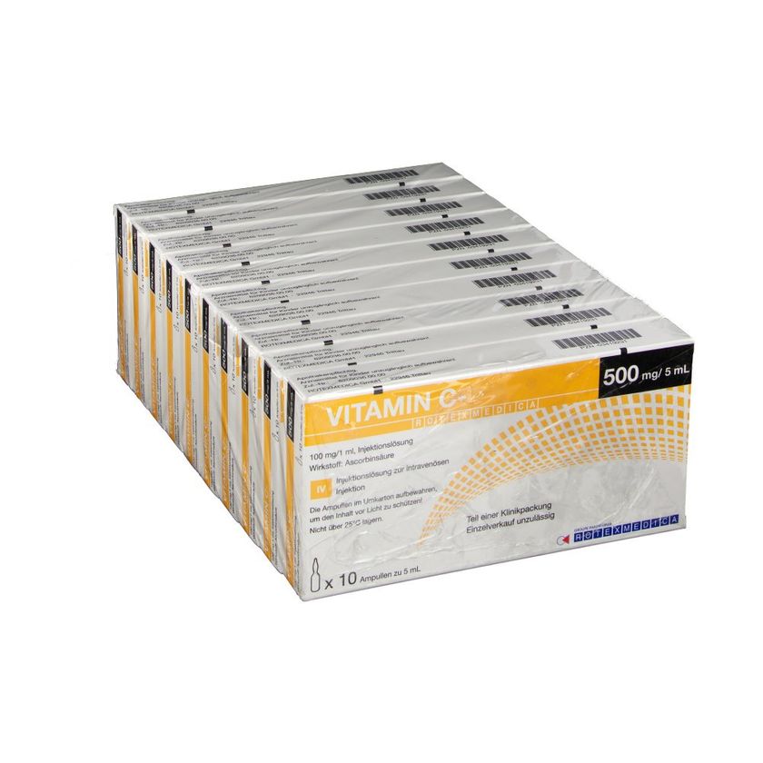Vitamin C Rotexmedica Ampullen 100x5 ml - shop-apotheke.com