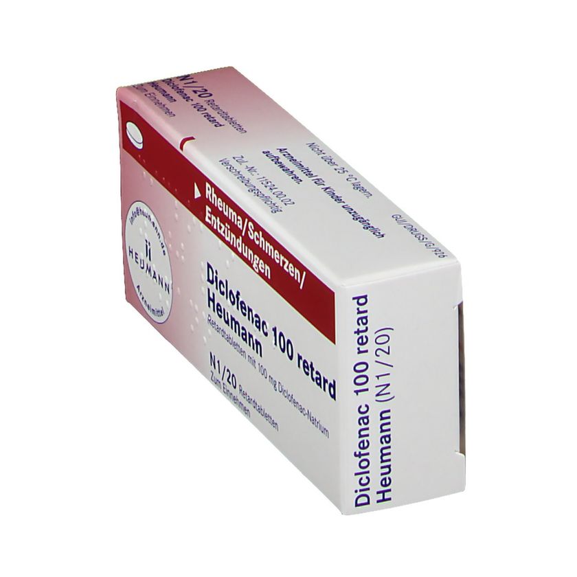 Diclofenac 100 retard Heumann 20 St - shop-apotheke.com