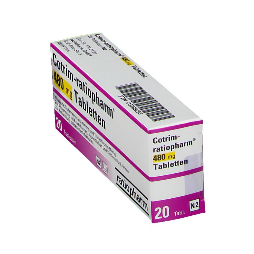 Cotrim-ratiopharm® 480 mg 20 St - shop-apotheke.com