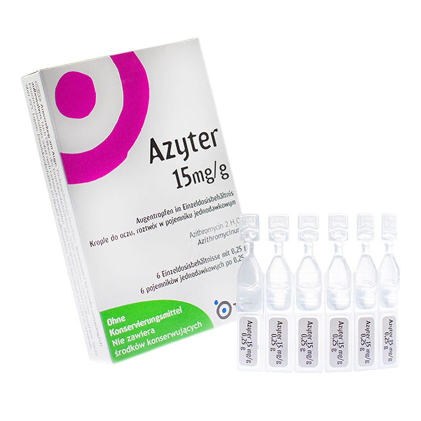 Azyter 15 mg/g 6x0,25 g - shop-apotheke.com