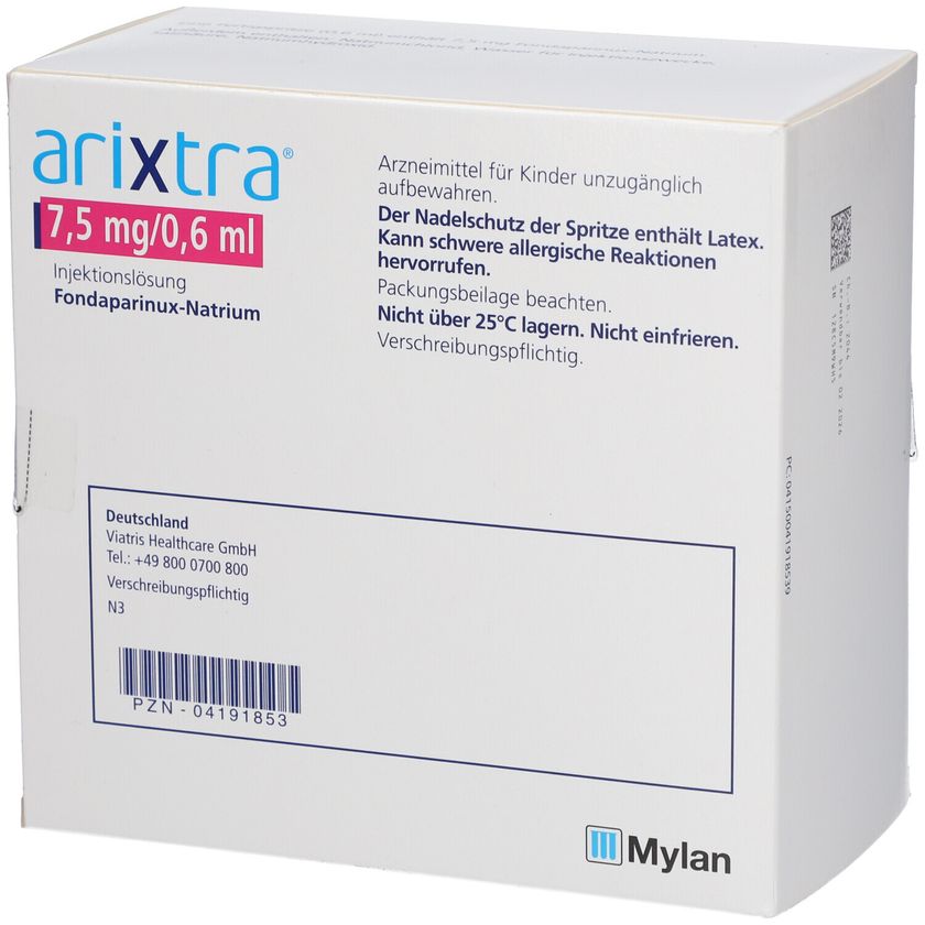 arixtra® 7,5 mg/0,6 ml 20x0,6 ml - shop-apotheke.com