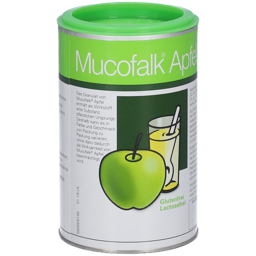 Mucofalk® Apfel Dose Granulat 150 g - shop-apotheke.com