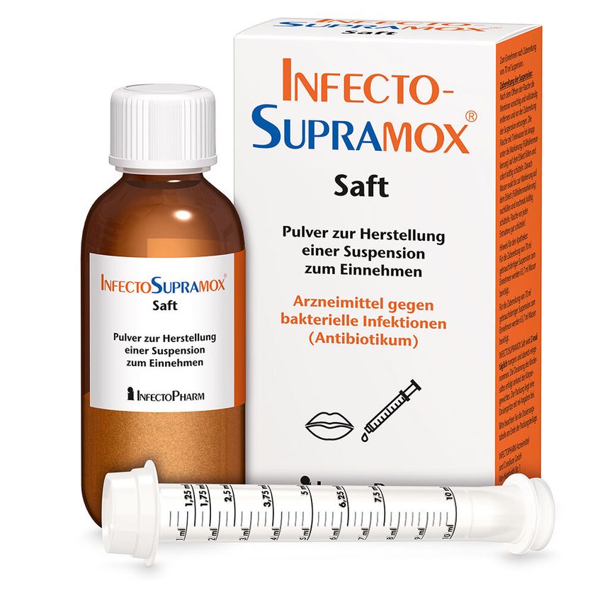 InfectoSupramox® 400 mg/57 mg/5 ml 140 ml - shop-apotheke.com