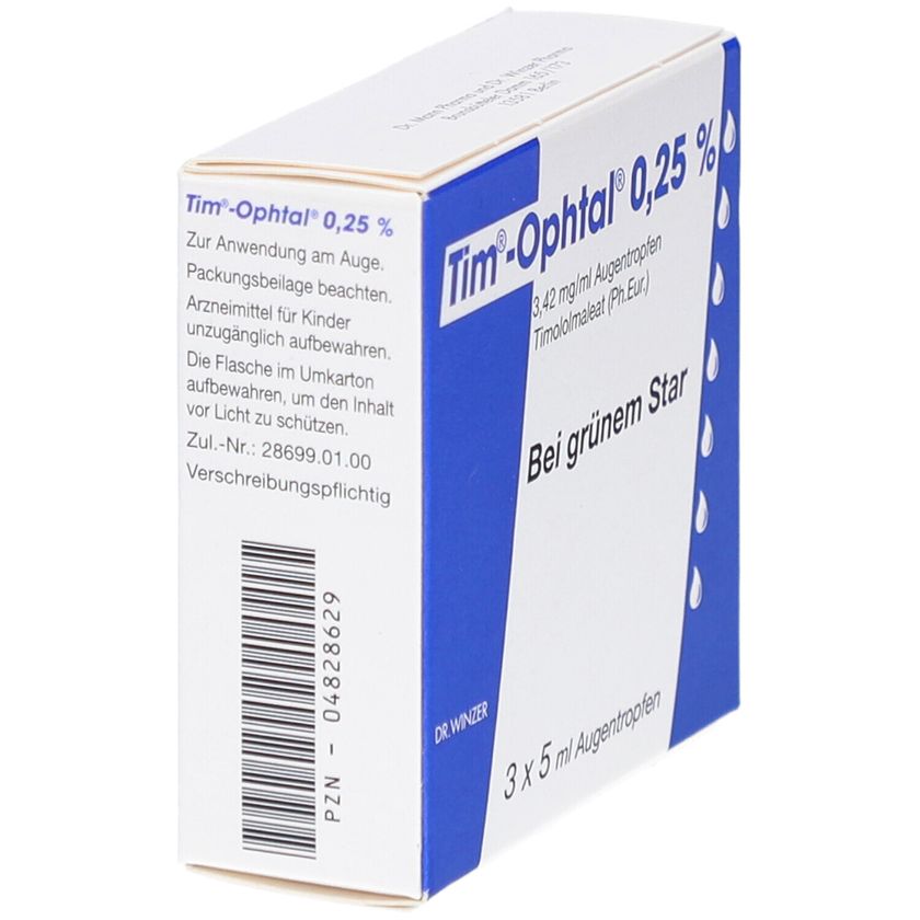 Tim®-Ophtal® 0,25 % 3x5 ml - shop-apotheke.com