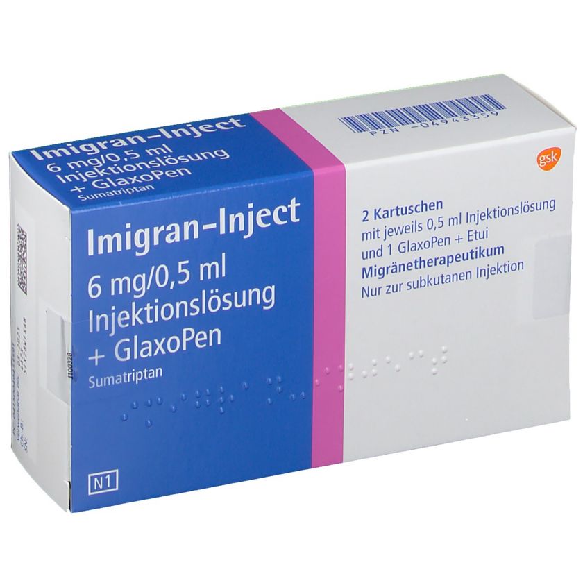 Imigran-Inject 6 mg/0,5 ml + GlaxoPen 2 St - shop-apotheke.com