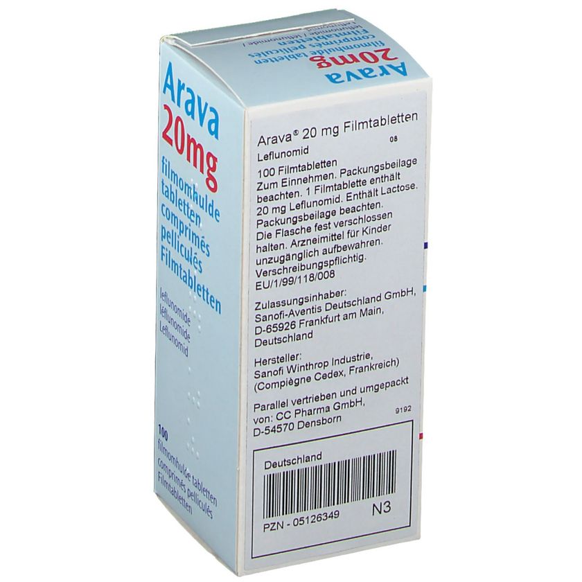 Arava® 20 mg 100 St - shop-apotheke.com