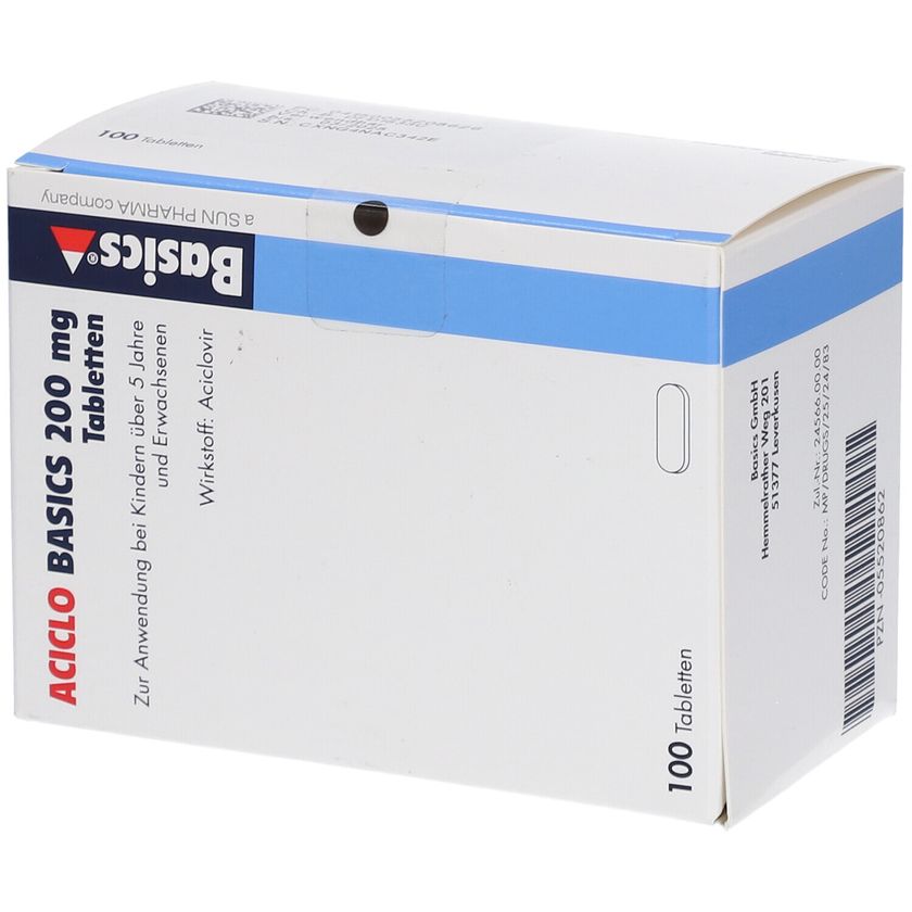 ACICLO BASICS 200 mg 100 St - shop-apotheke.com