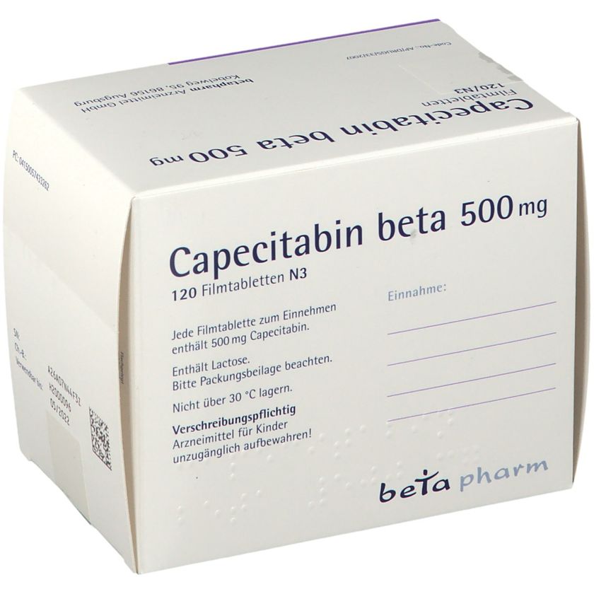 Capecitabin beta 500 mg 120 St - shop-apotheke.com
