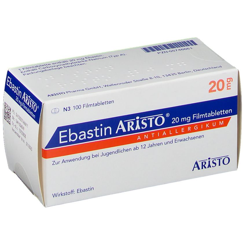Ebastin Aristo® 20 mg 100 St - shop-apotheke.com