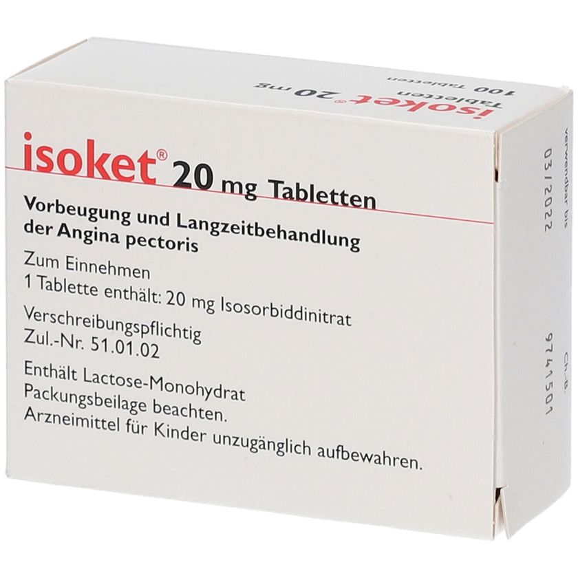 isoket® 20 mg 100 St - shop-apotheke.com