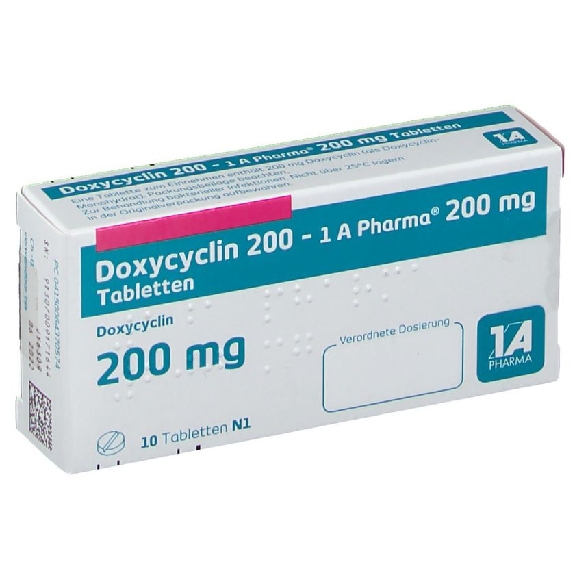 Doxycyclin 200 - 1 A Pharma® 10 St - shop-apotheke.com