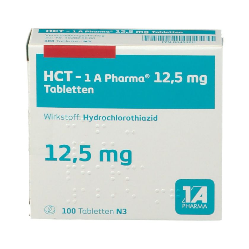 HCT - 1 A Pharma® 12,5 mg 100 St - shop-apotheke.com