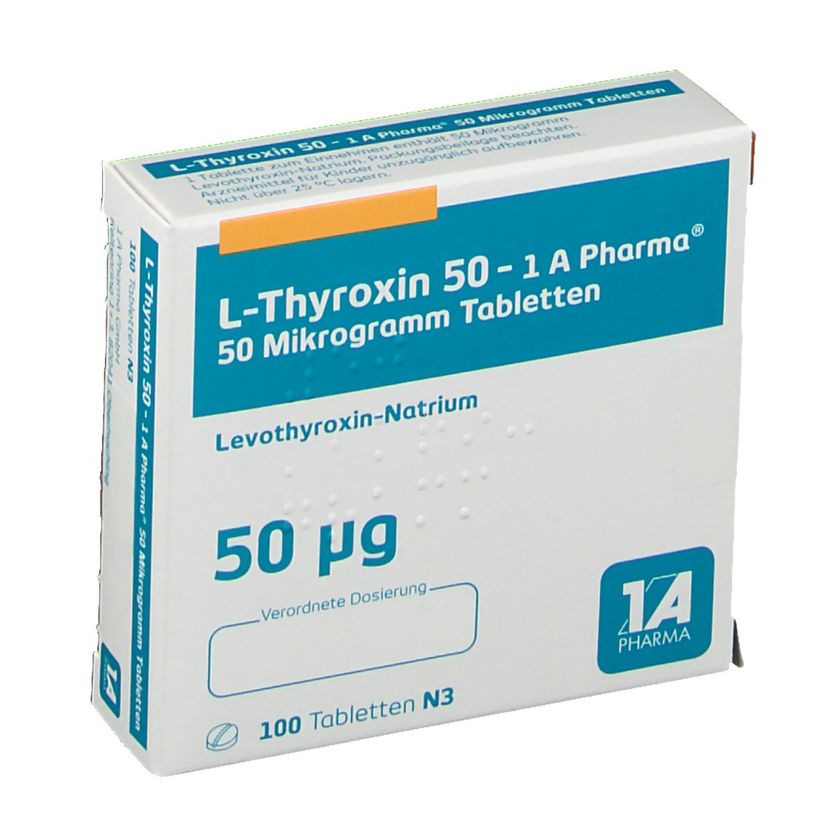 L-Thyroxin 50 - 1 A Pharma® 100 St - shop-apotheke.com
