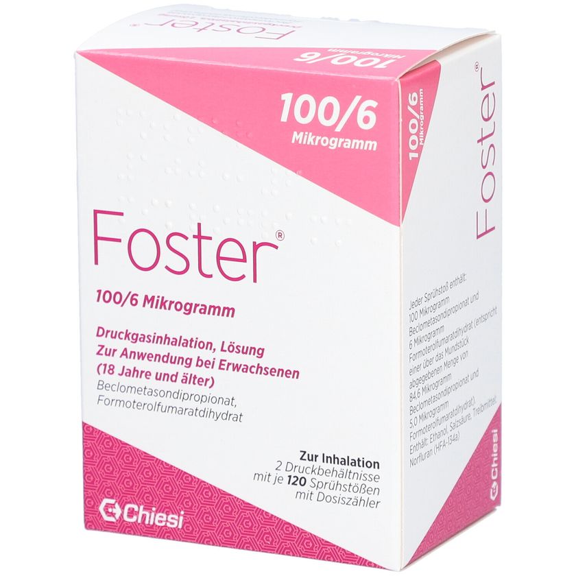 Foster® 100/6 µg Druckgasinhalation 2 St - shop-apotheke.com