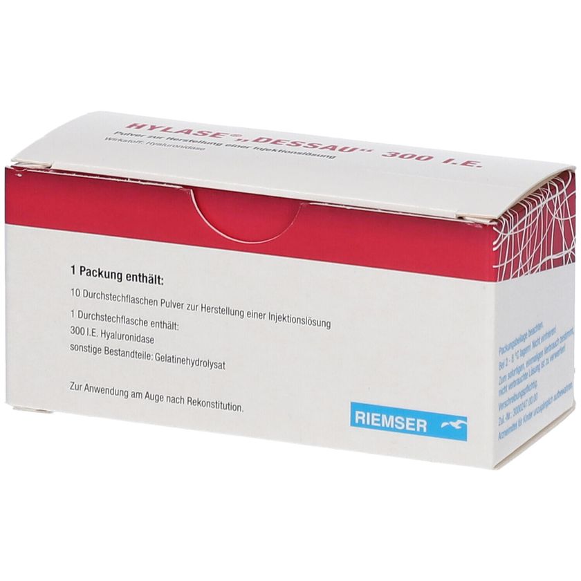 HYLASE® DESSAU 300 I.E. 10 St - shop-apotheke.com