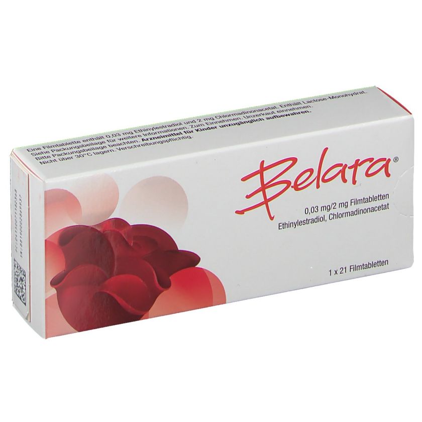 Belara® 0,03 mg/2 mg 21 St - shop-apotheke.com