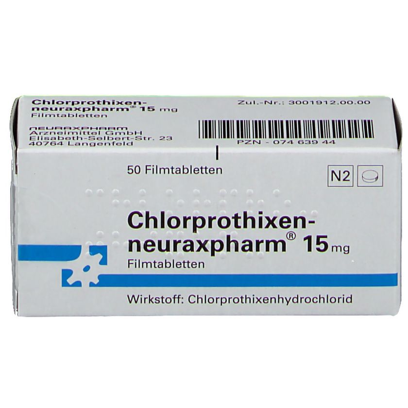 Chlorprothixen-neuraxpharm® 15 mg 50 St - shop-apotheke.com