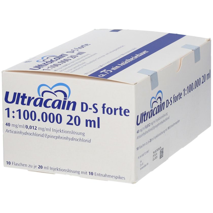 Ultracain® D-S forte 1:100000 20ml 10x20 ml - shop-apotheke.com