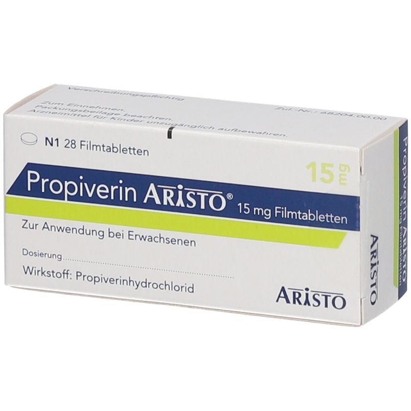 Propiverin Aristo® 15 mg 28 St - shop-apotheke.com